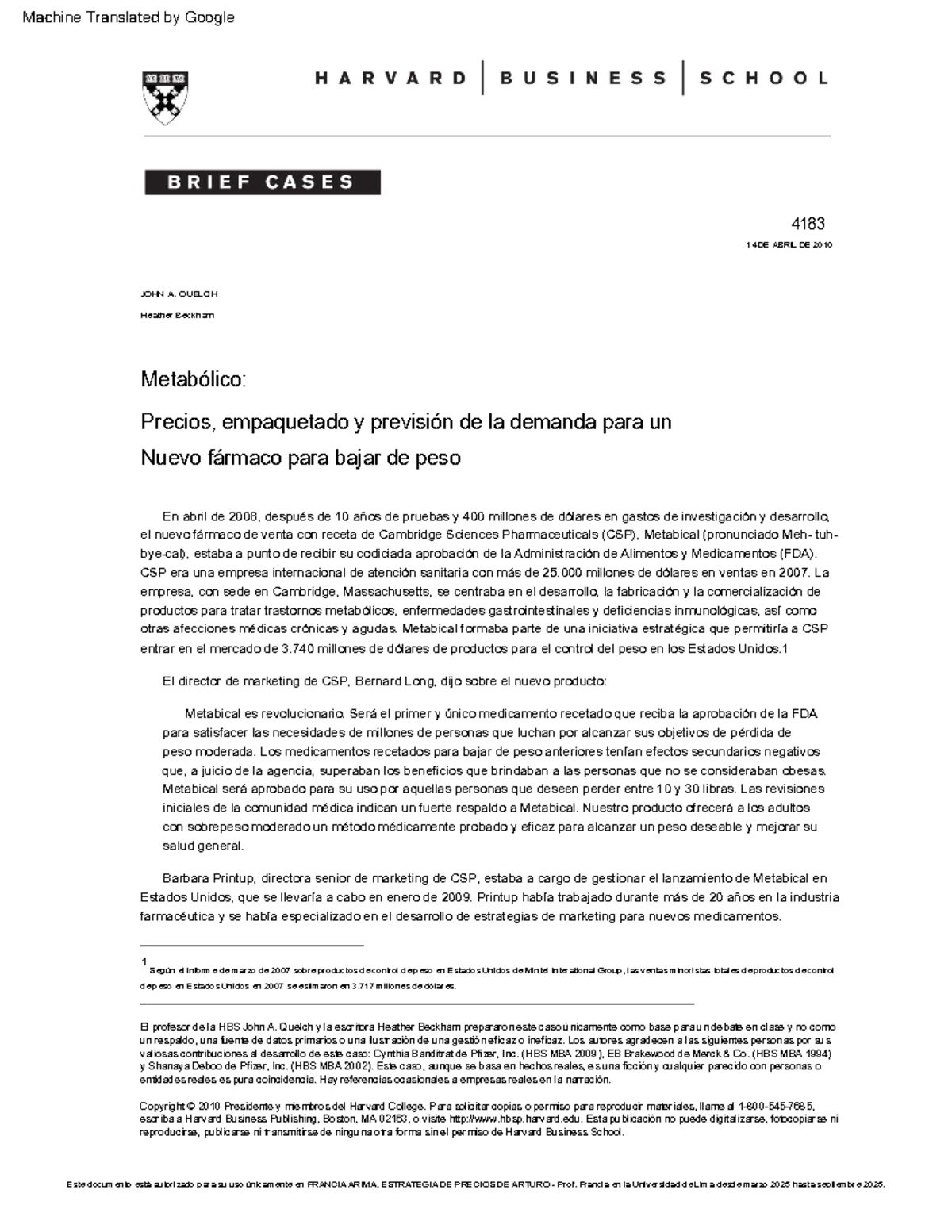 4183-PDF-ENG ESP - Resumen Marketing - JOHN A. QUELCH 14 DE ABRIL DE ...