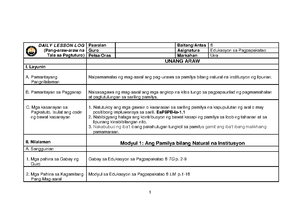 4As-Tagalog - lesson plan - GRADES 1 to 12 DETAILED LESSON PLAN ...