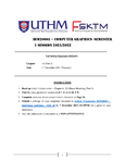 Computer Graphics and Animation - UTHM - Studocu