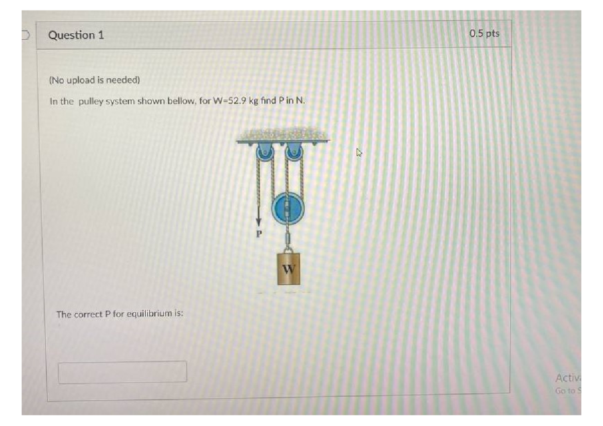 Mechanics final 2 - Question 1 0 pts (No upload is needed) In the ...