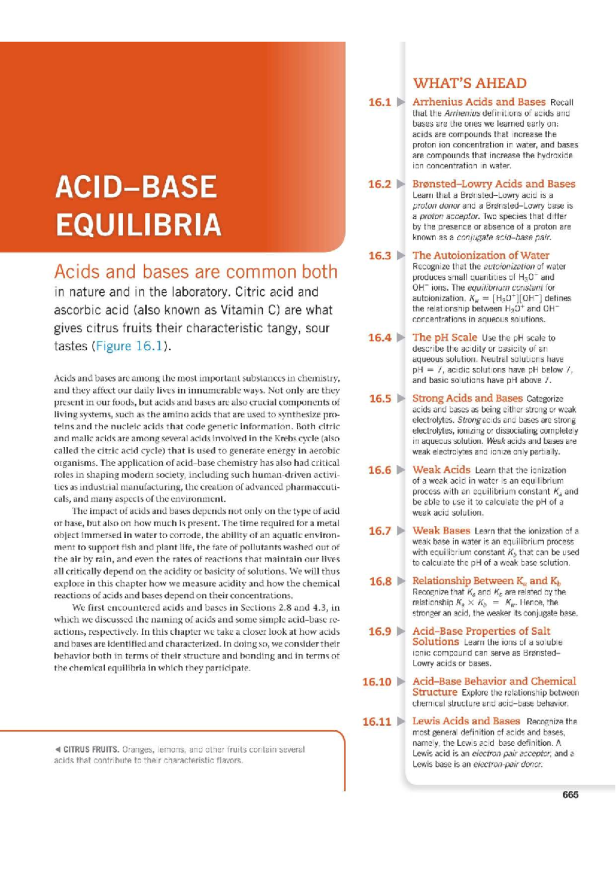CH16 Acid-Base Equilibria: Understanding Arrhenius Acids and Bases ...