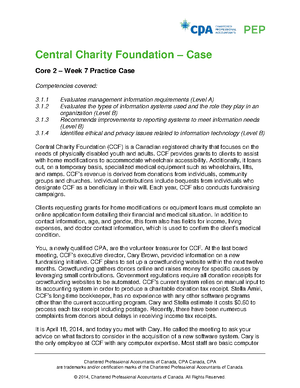 IP01 - Integrated Problem - Chartered Professional Accountants of ...