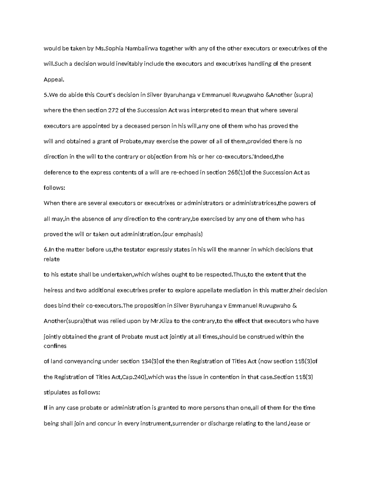 Legal Analysis of Executors' Powers in Succession Law (LAW 101) - Studocu