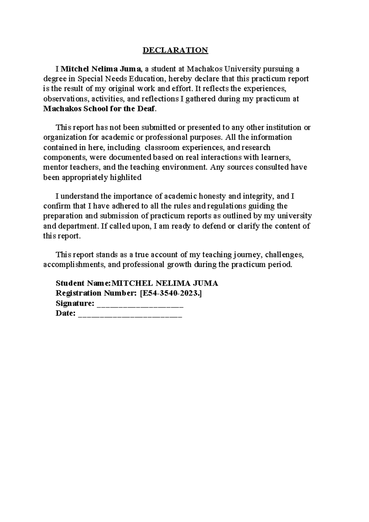 Practicum Report: Visual Aids in Teaching English to Deaf Learners (SNE ...