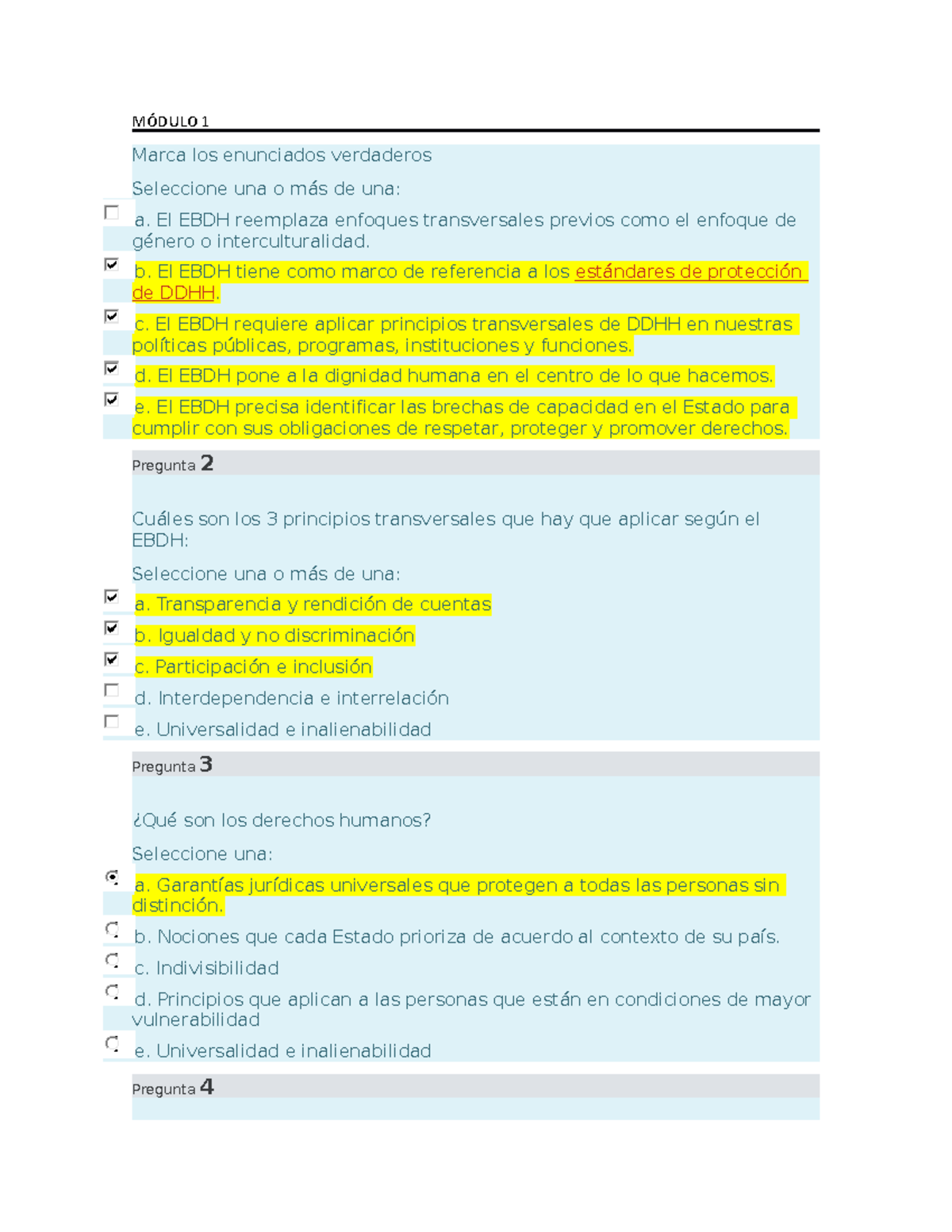 Examen Final Curso Minjus - SI: Preguntas y Respuestas clave - Studocu