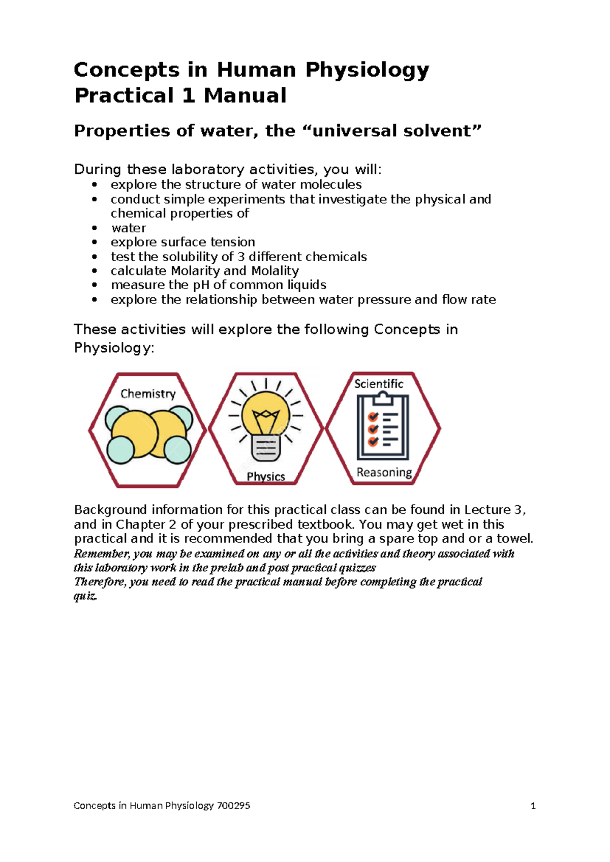 Concepts in Human Physiology Practical 1 Manual - Concepts in Human Physiology Practical 1 ...