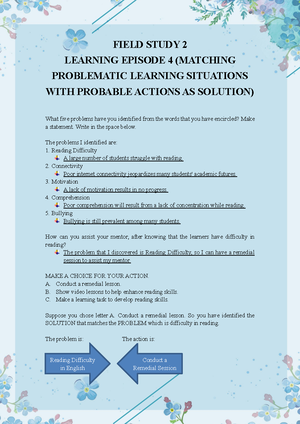 Field Study 2 Reflection - Participation and Teaching Assistantship, or ...