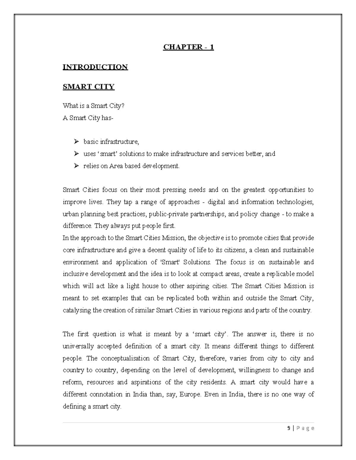 CHAPTER 1: INTRODUCTION TO SMART CITIES - Overview and Strategies - Studocu