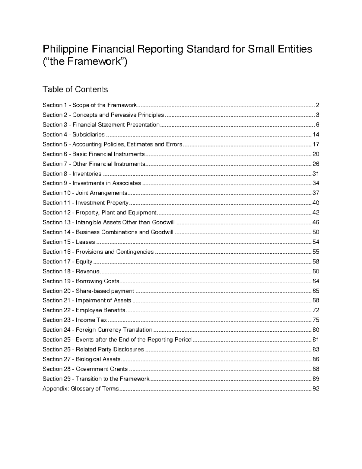 PFRS for SEs – Comprehensive Guide to Philippine Financial Reporting ...