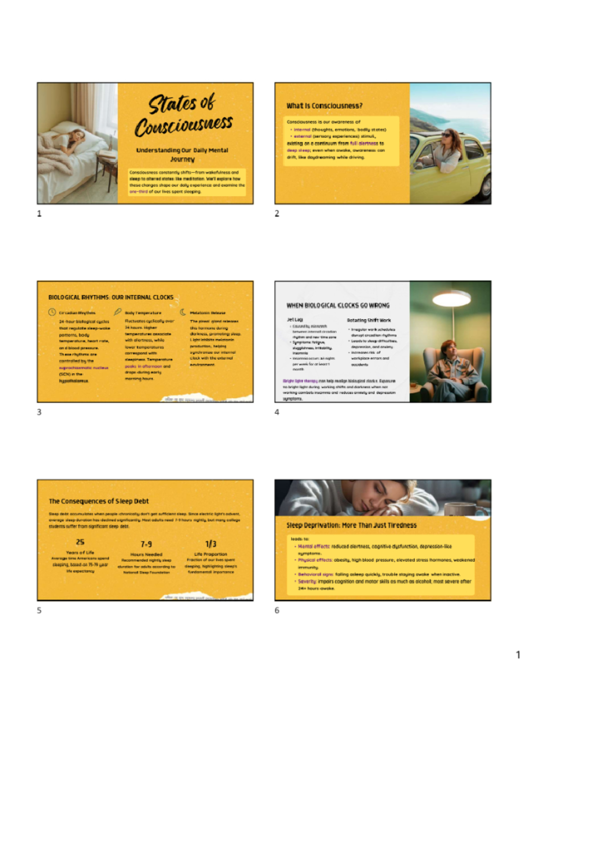 Final Exam Study Guide: Understanding Consciousness and Sleep (XYZ123 ...