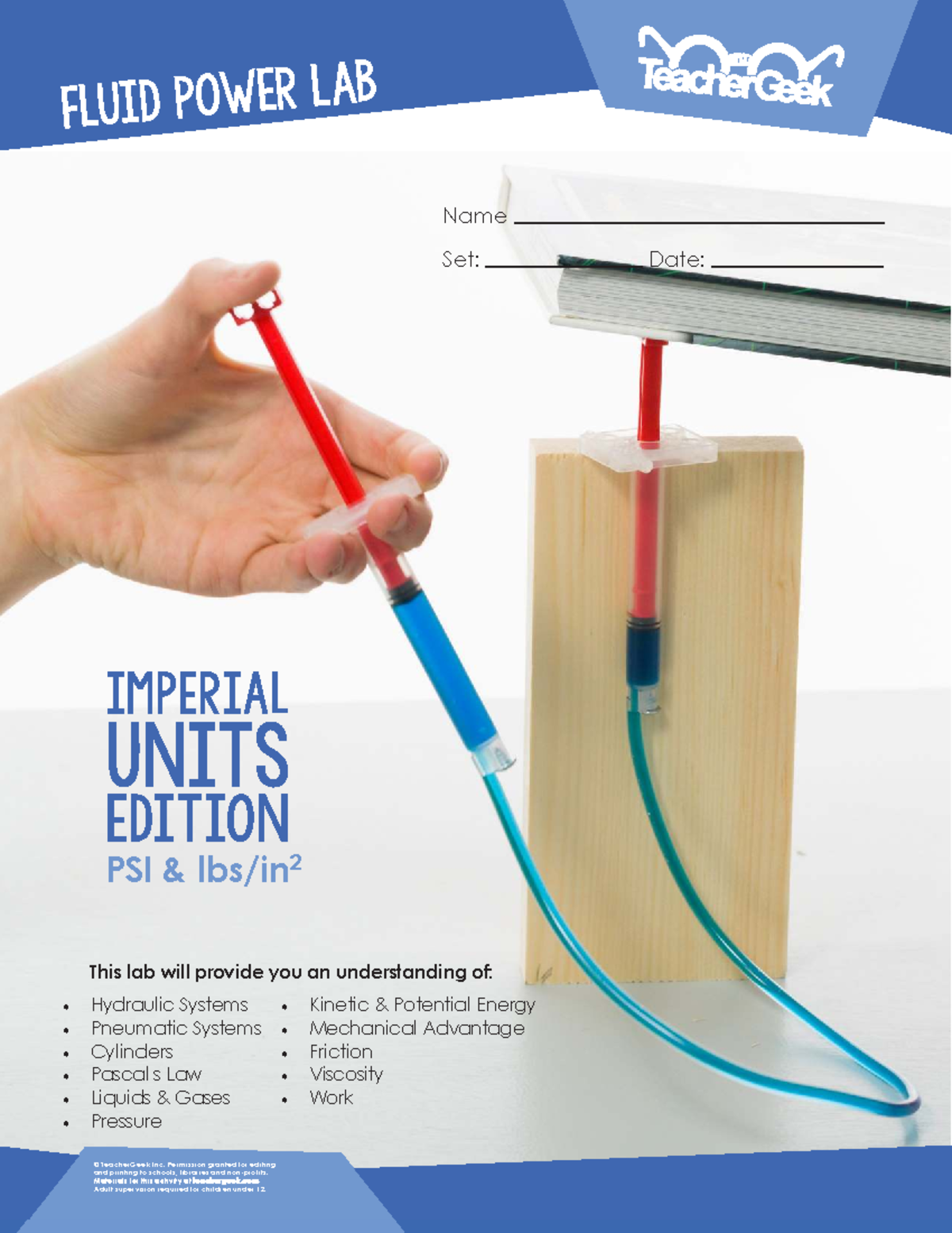 Fluid Power Lab Activity: Understanding Hydraulic and Pneumatic Systems ...