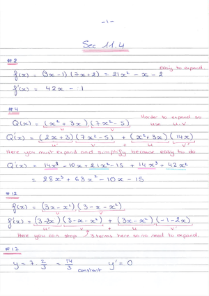 Lecture Math 203 Sec 2 - 2 Translation and Refiections: Most Used ...