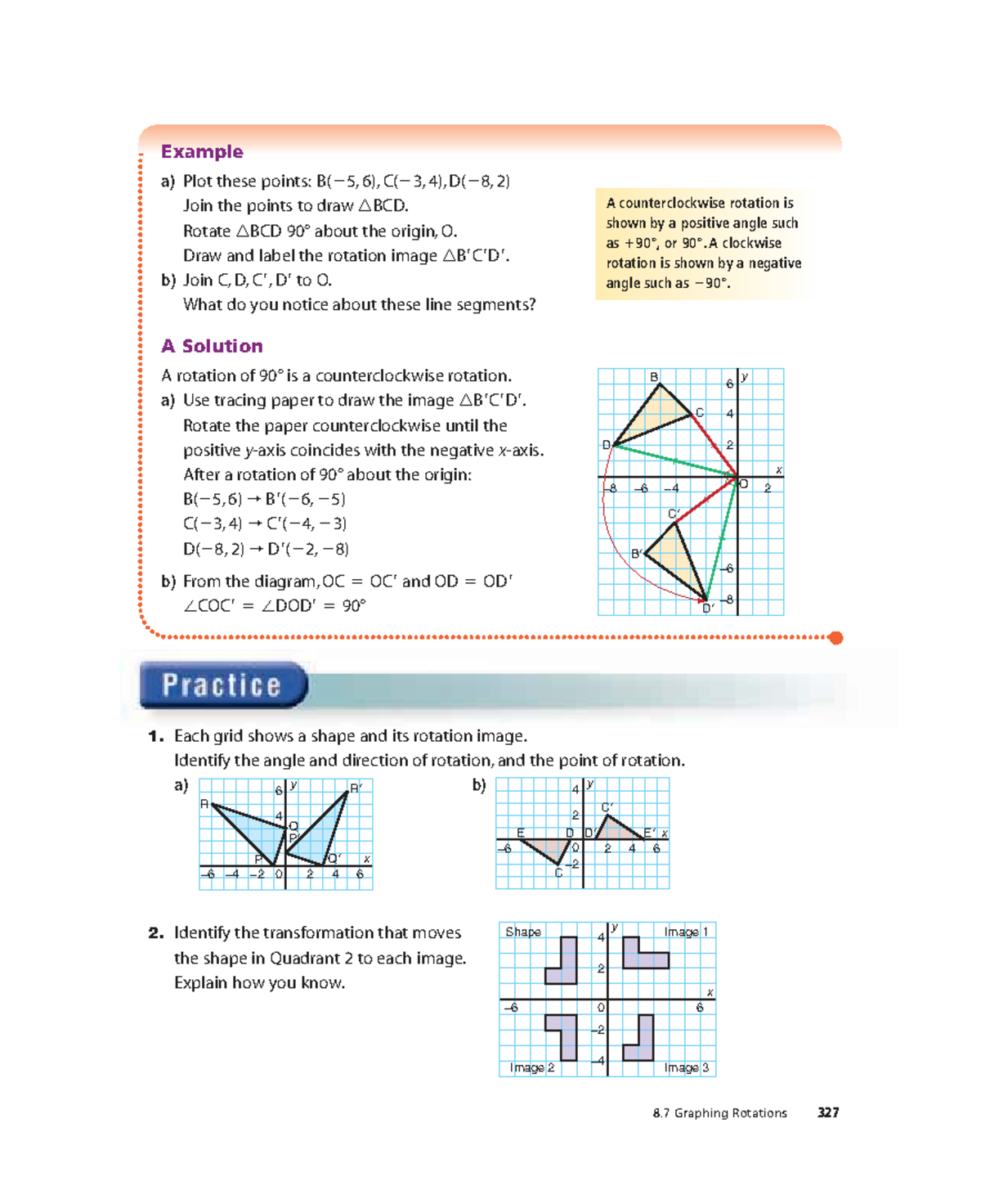 Geometry 8: Merged Class Notes on Rotations and Transformations - Studocu