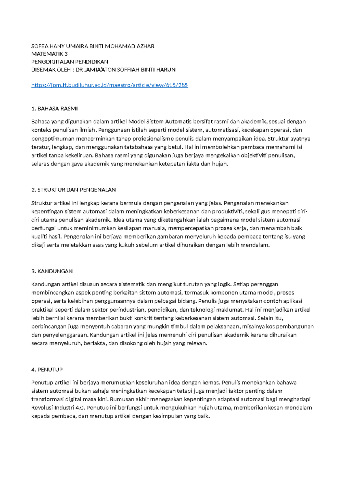 Tutorial GWCP 1042: Gaya Penulisan Akademik dan Laras Bahasa - Studocu