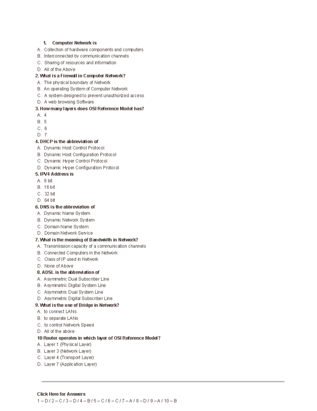 Mcq compnetwork converted 20210618090745 - 1. Computer Network is A ...