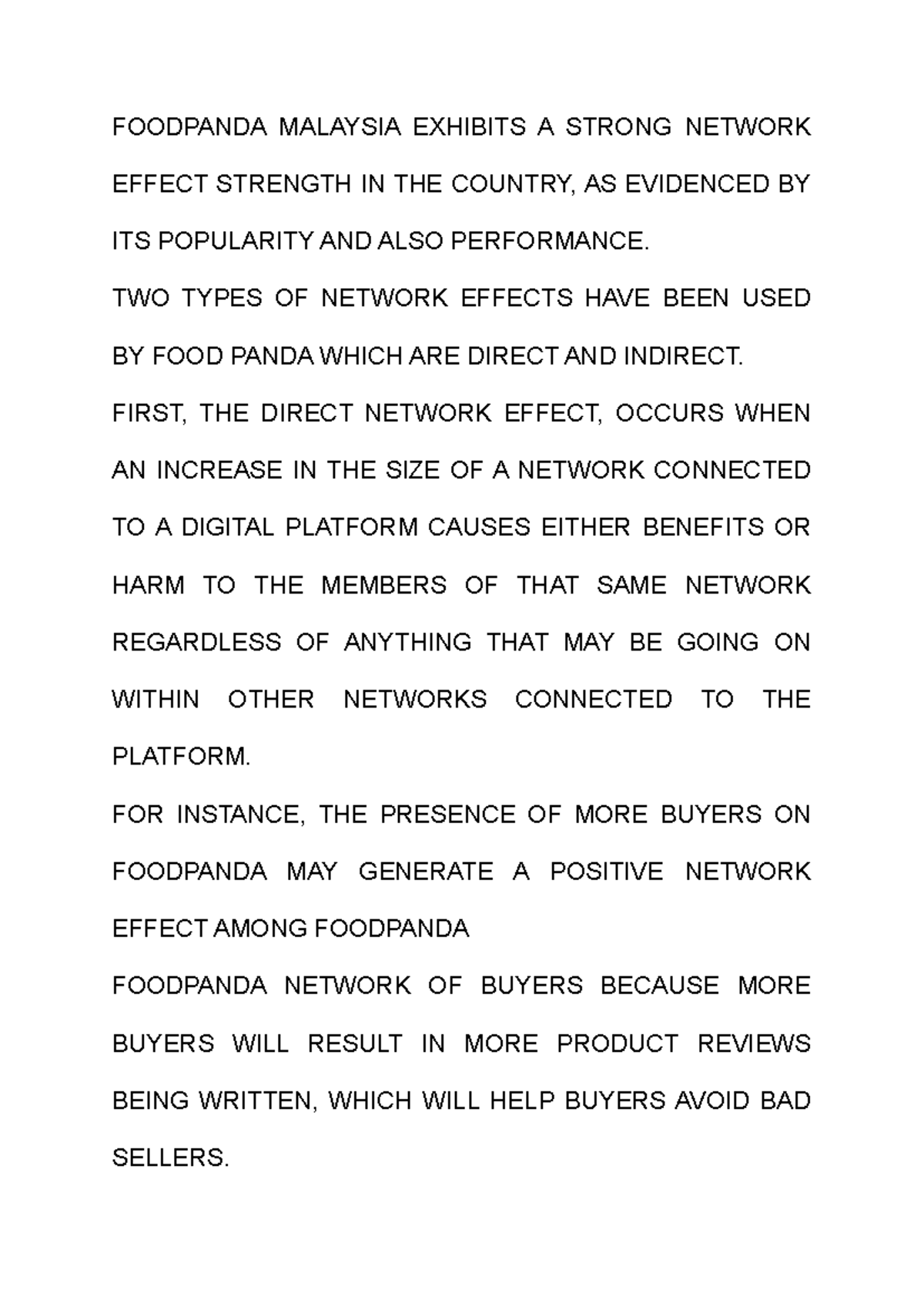 Types of Marketing Used by Foodpanda: Direct vs Indirect Network ...
