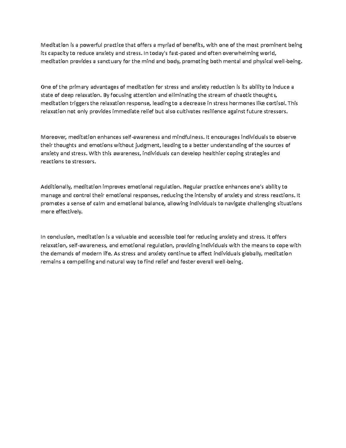 Meditation is a powerful practice that offers a myriad of benefits - In ...