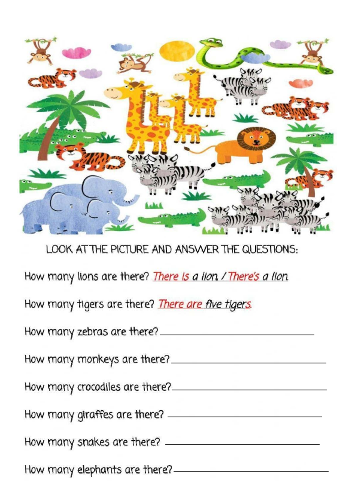 Animal Count Quiz: Identify the Number of Each Species - Studocu