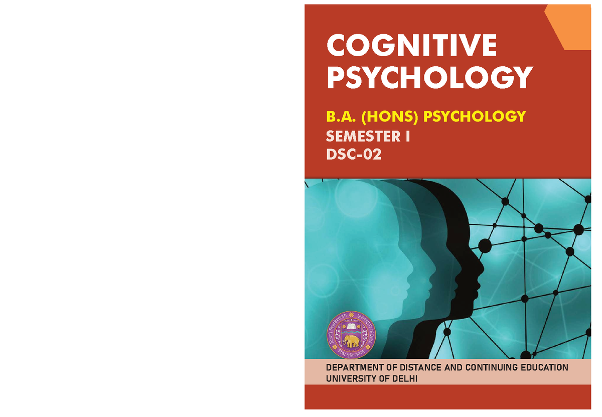COG 101: Cognitive Psychology Syllabus & Key Concepts - Semester I ...
