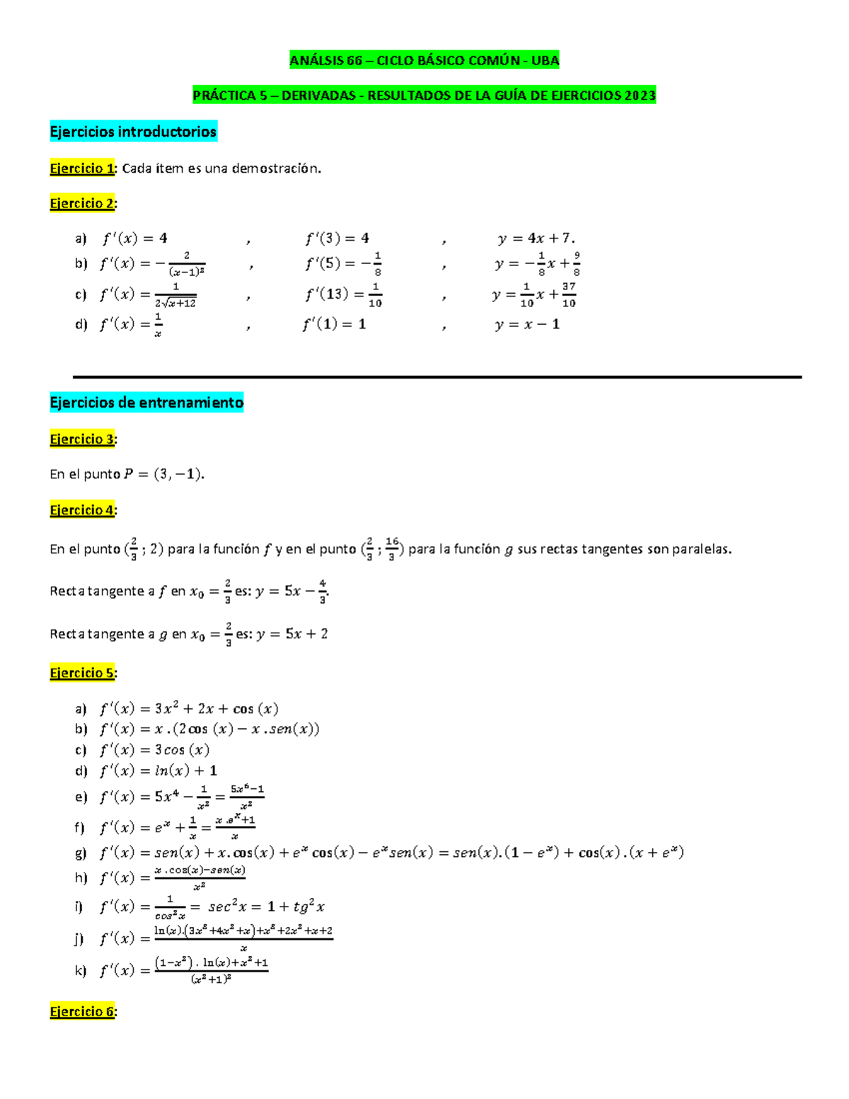 Práctica 5 - Análisis 66 - Resultados de la Guía de Ejercicios 2023 ...