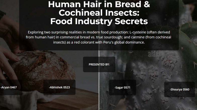 Human Hair & Cochineal Insects in Food Production: Secrets Revealed ...