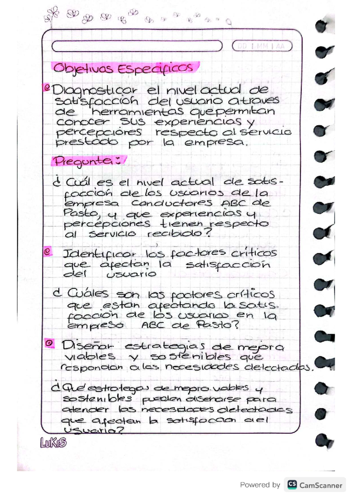 Diagnóstico de Satisfacción del Usuario en Conductores ABC - LUKIS CS ...