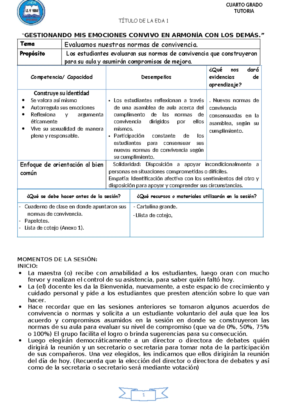 Guía para Acceder al Aula Virtual UNPRG - Procedimientos y Acceso - Studocu