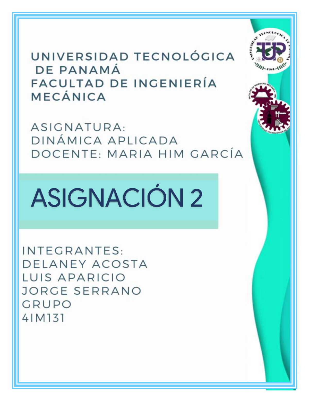 Mecánica Aplicada - Asignación 2: Problemas de Vibración y Oscilaciones ...
