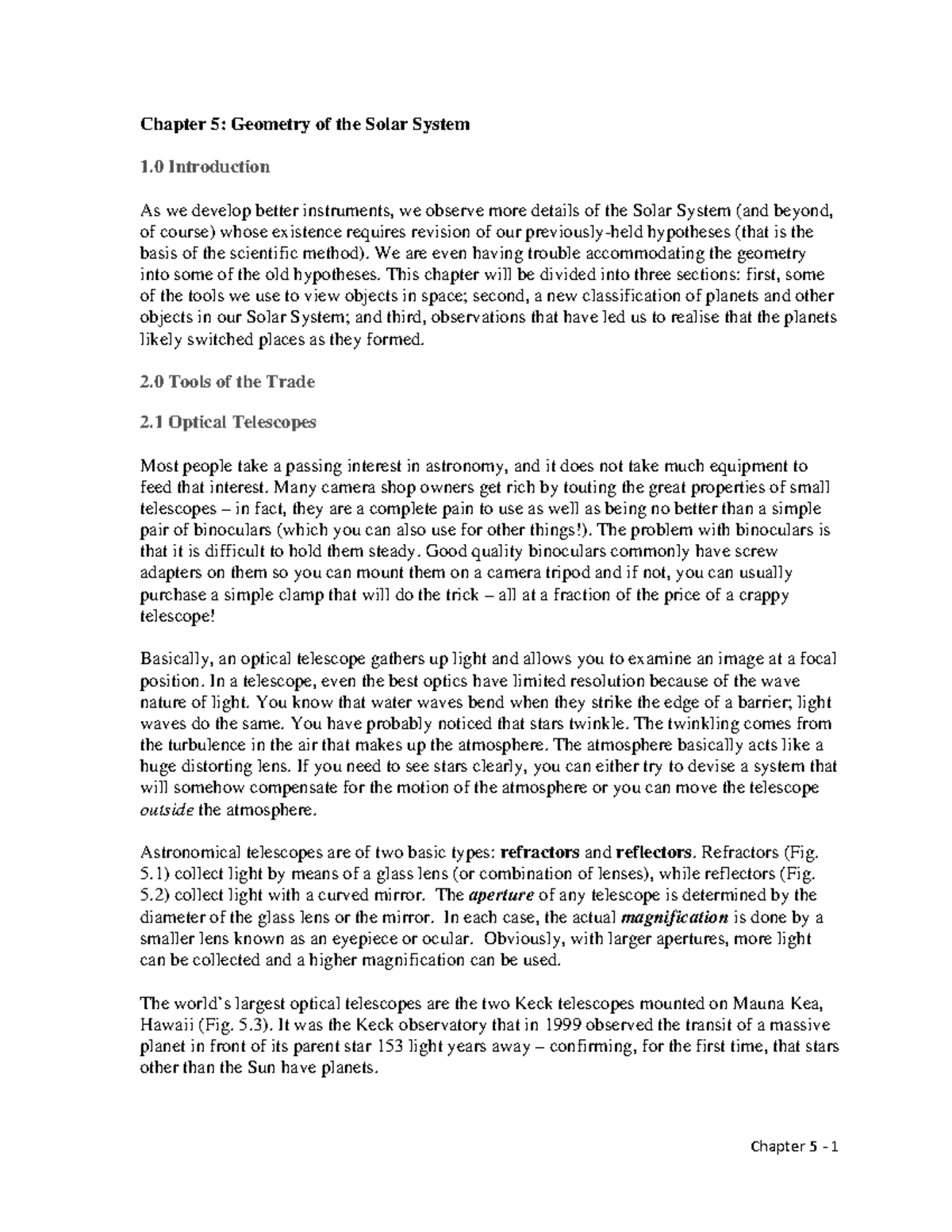 Chapter 5 - geometry of the solar system-1 - Copy - Chapter 5: Geometry ...