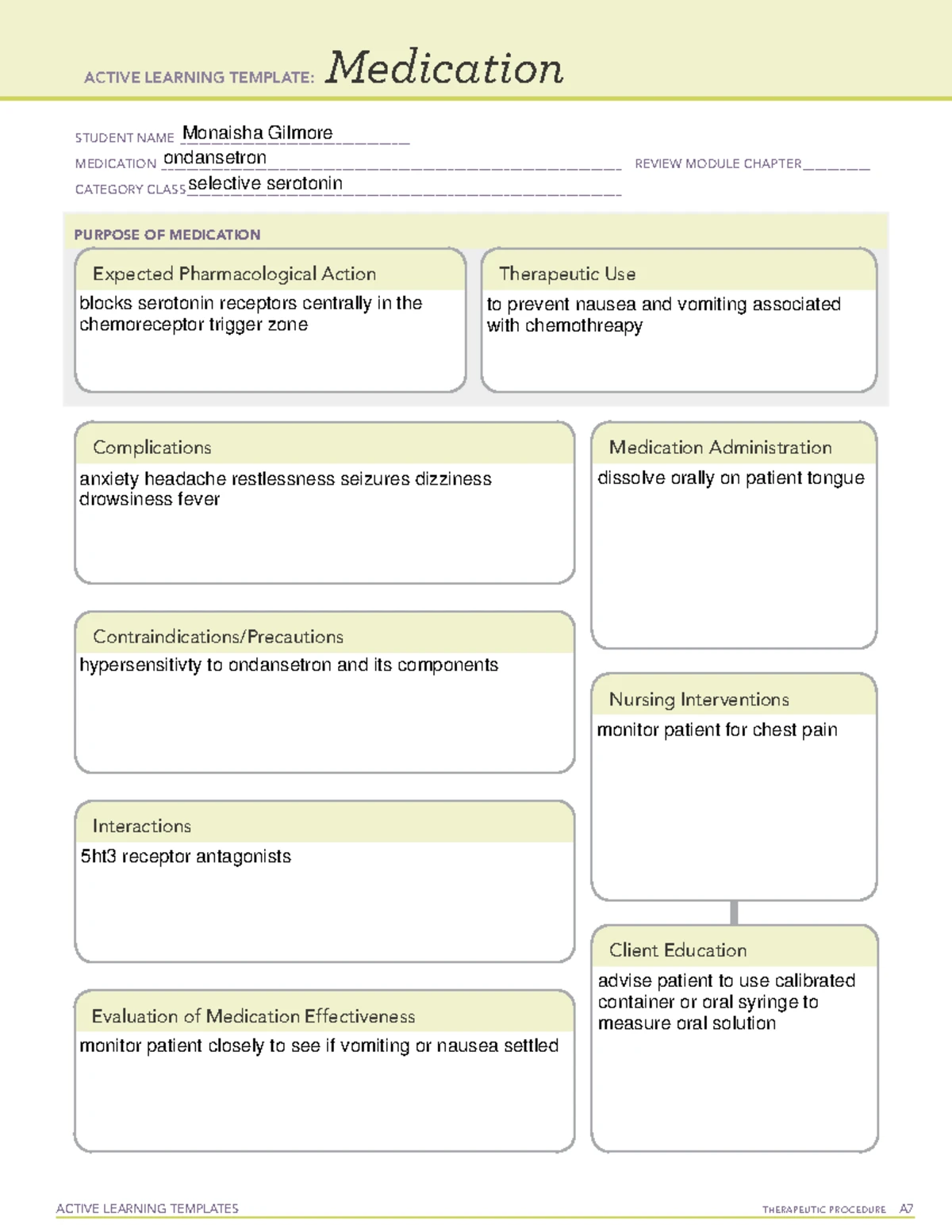 ACTIVE LEARNING TEMPLATE: Enoxaparin Medication Review Module - Studocu