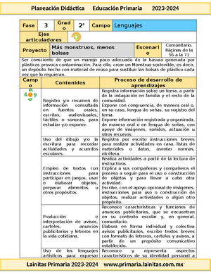 Informe grupal final 6° 23-34 - INFORME GRUPAL FINAL 6° GRADO ESCUELA ...