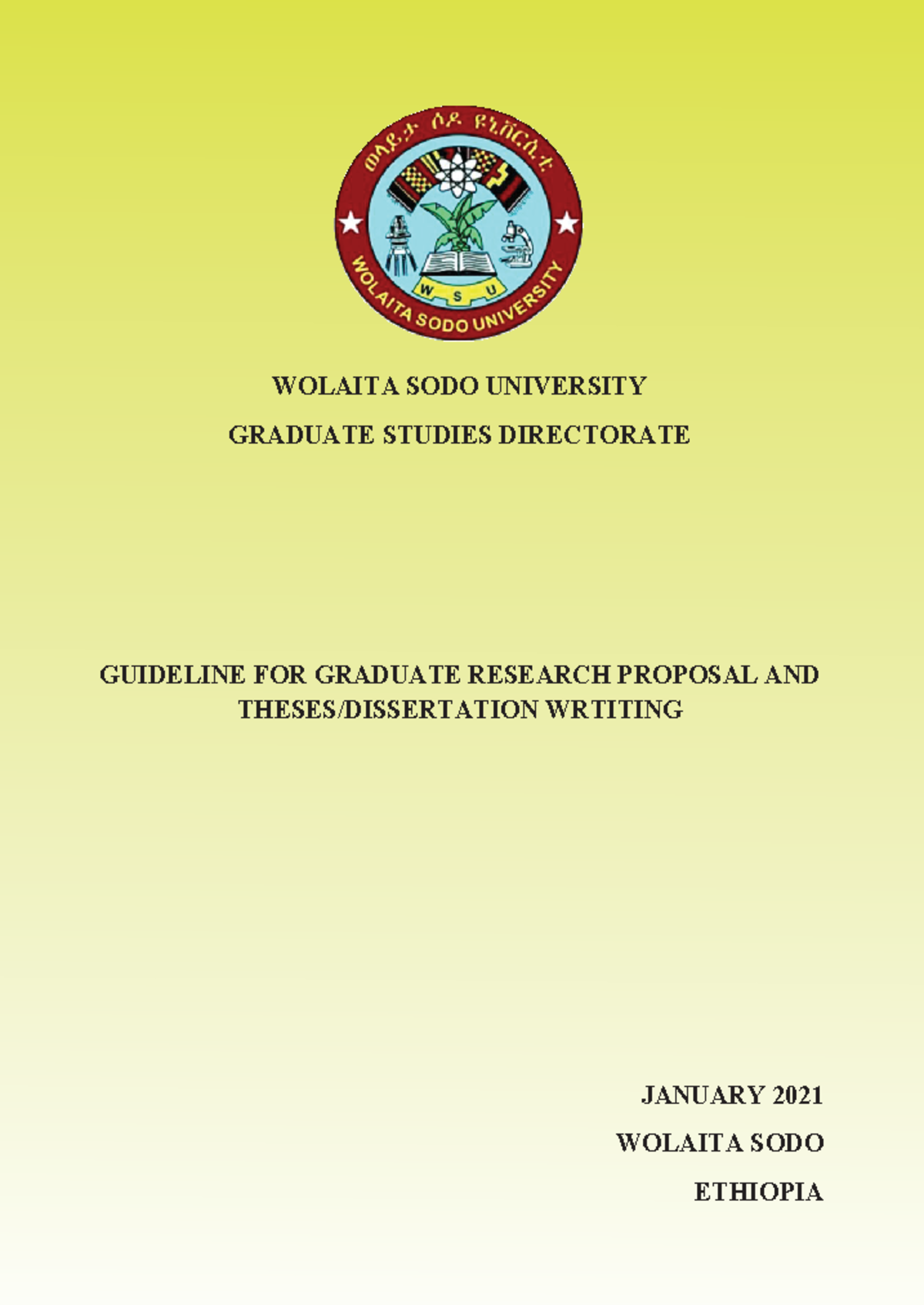 Guidelines for Graduate Research Proposals & Thesis Writing (GSD) - Studocu