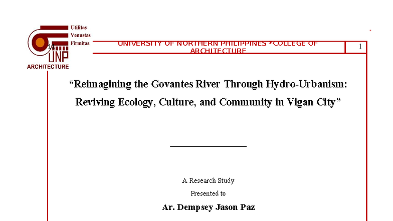Revitalizing the Govantes River: Ecology, Culture, and Community in ...
