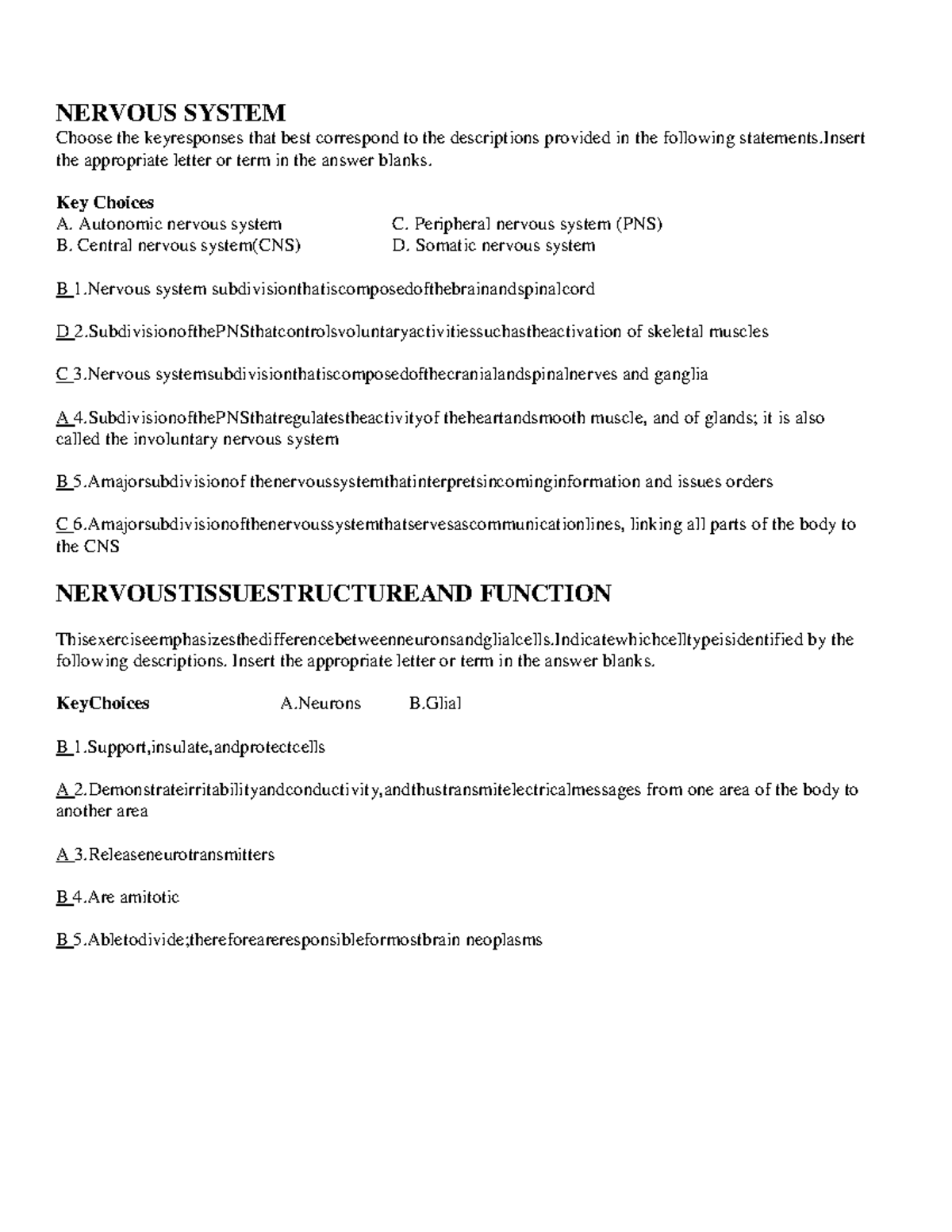Final term Laboratory activity Nervous system pt 2 - NERVOUS SYSTEM ...