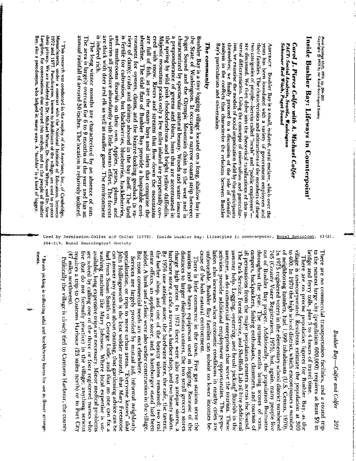 Final Project Overview for CS101: Bushler Bay Case Study Analysis - Studocu