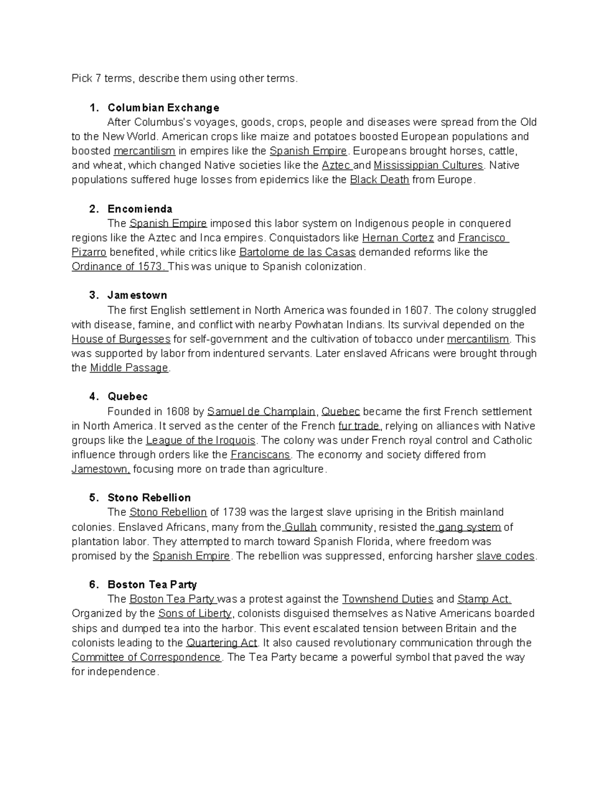 Colonial America: Key Events, Ideologies, and Economic Motivations ...