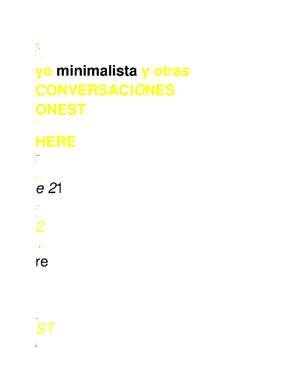 Foucault M. El yo minimalista y otras conversaciones - La ética del ...
