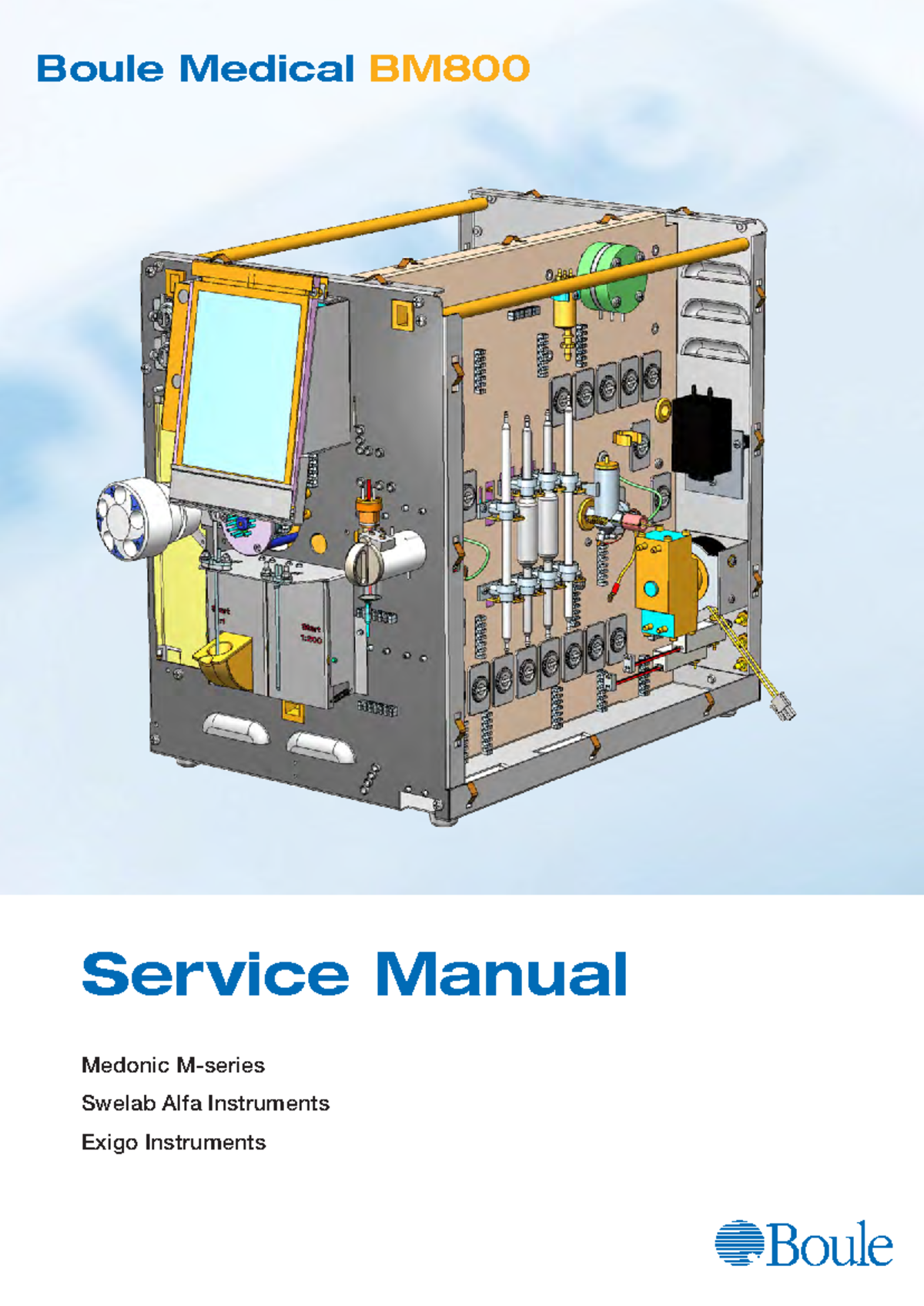BM800 Service Manual Overview (2014) - Boule Medical Tools Guide - Studocu