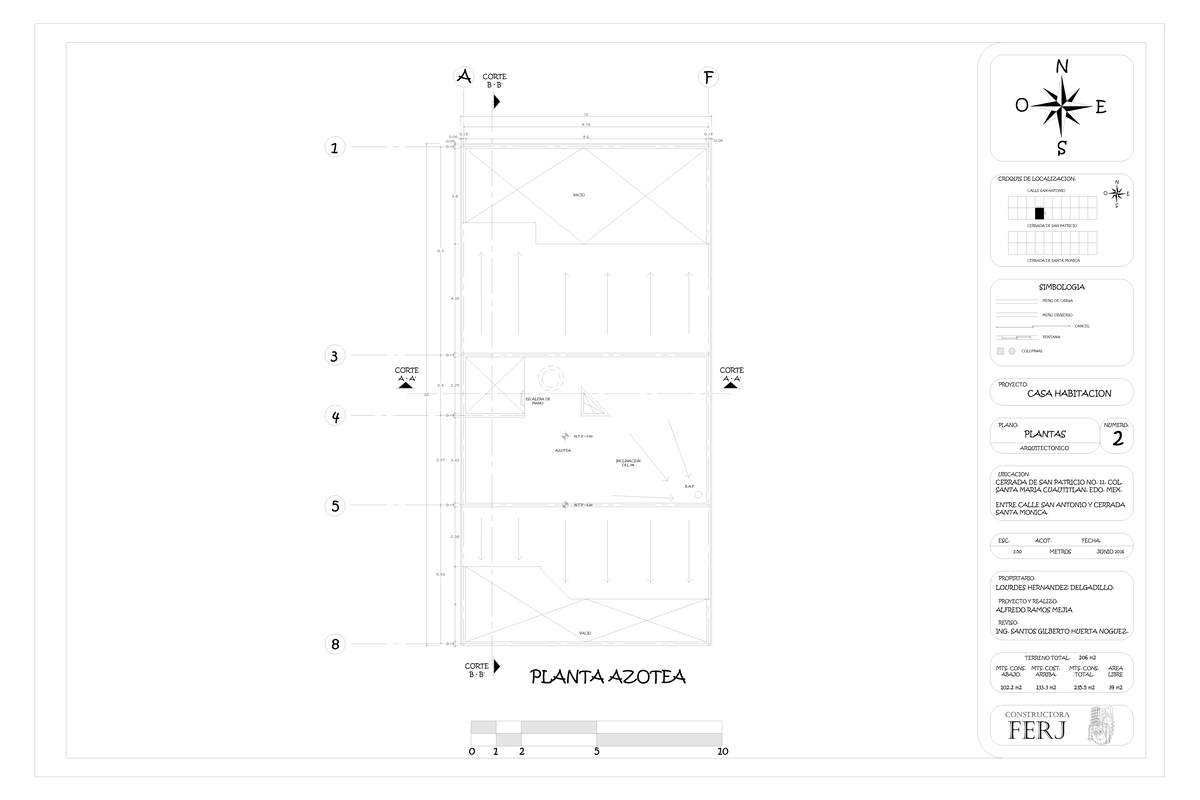 A9-02 - Plano Azotea y Detalles Arquitectónicos - Studocu