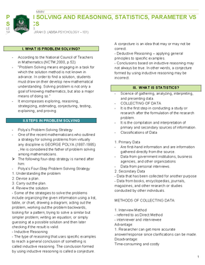 Mathmworld Module 1 Practice Math Language & Symbols - HOLY ANGEL UNIVERSITY 1 MATHEMATICS IN ...
