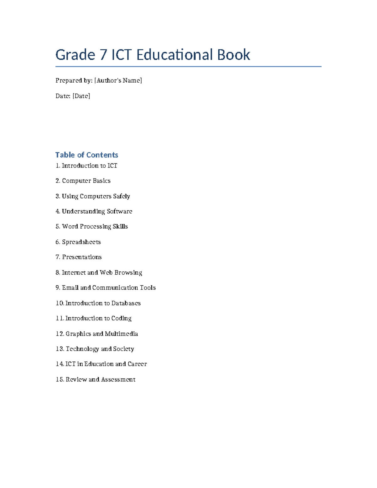 CTE Grade 7 TB -1 - i Kitaaba Barattootaa Kutaa 7 Barnoota Ogummaafi ...