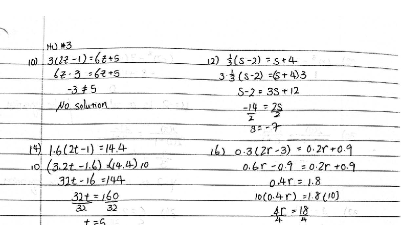 M2H HW #3 Solutions: Advanced Mixed Review on Inequalities & Quadratics ...
