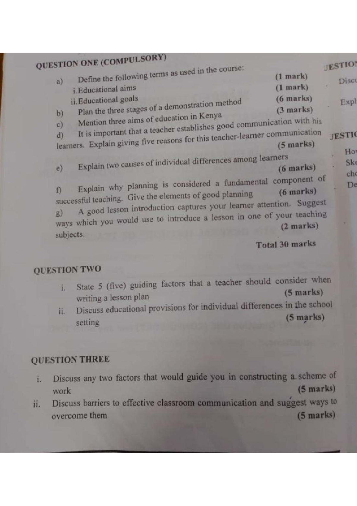 ECT 210: Comprehensive Revision Questions for Teaching Methods - Studocu