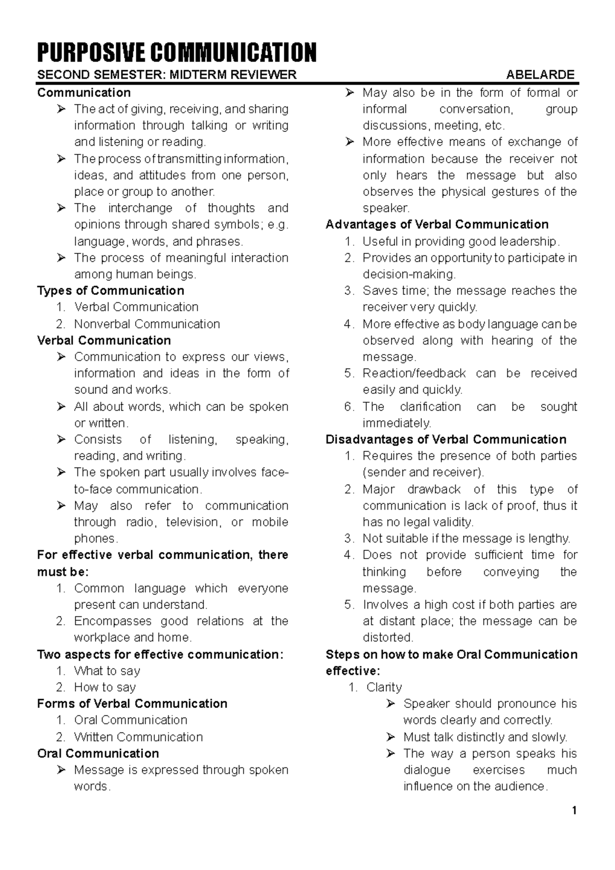 MT Purcomm Reviewer - QWERTYUIASDFGHJKL - SECOND SEMESTER: MIDTERM ...