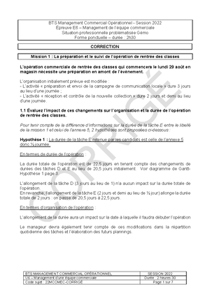 Fiche complétée Adoc - ANNEXE 9 B.T. Management commercial opérationnel - Session 2022 ANIMATION ...