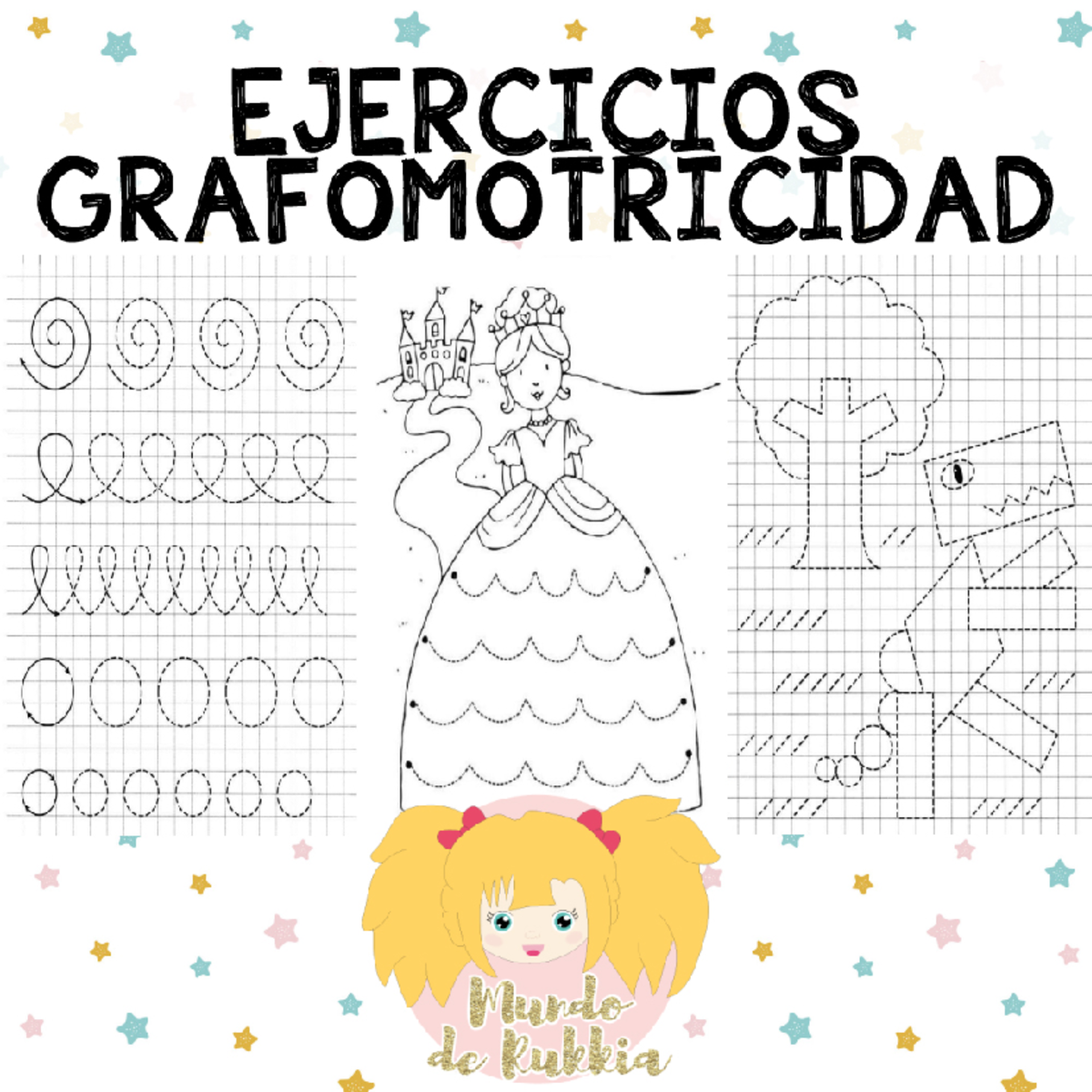 Actividades de Grafomotricidad para Motricidad Fina - Mundo Rukkia ...