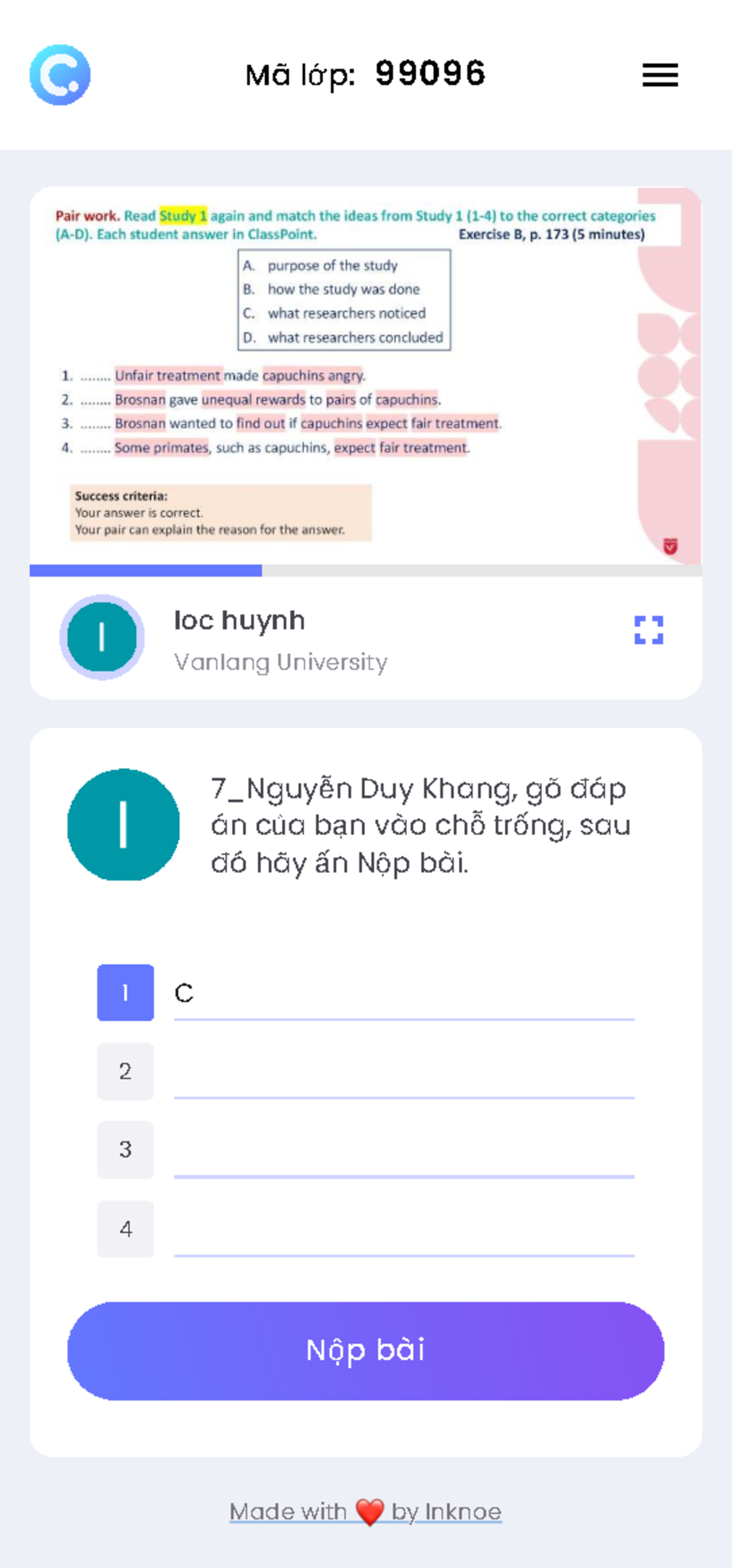 Class Point App 99096 - Haha - Made with by Inknoe loc huynh Vanlang ...