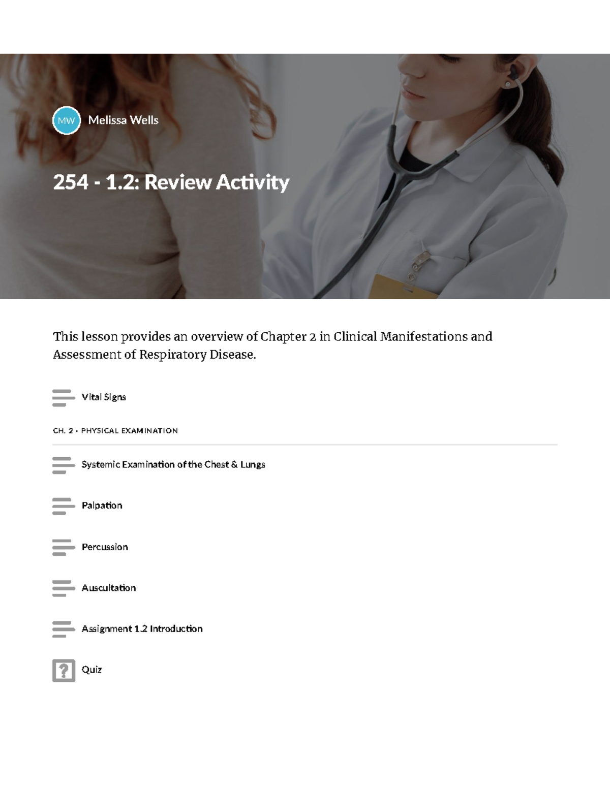 Clinical Manifestations and Vital Signs Assessment: Respiratory Focus ...