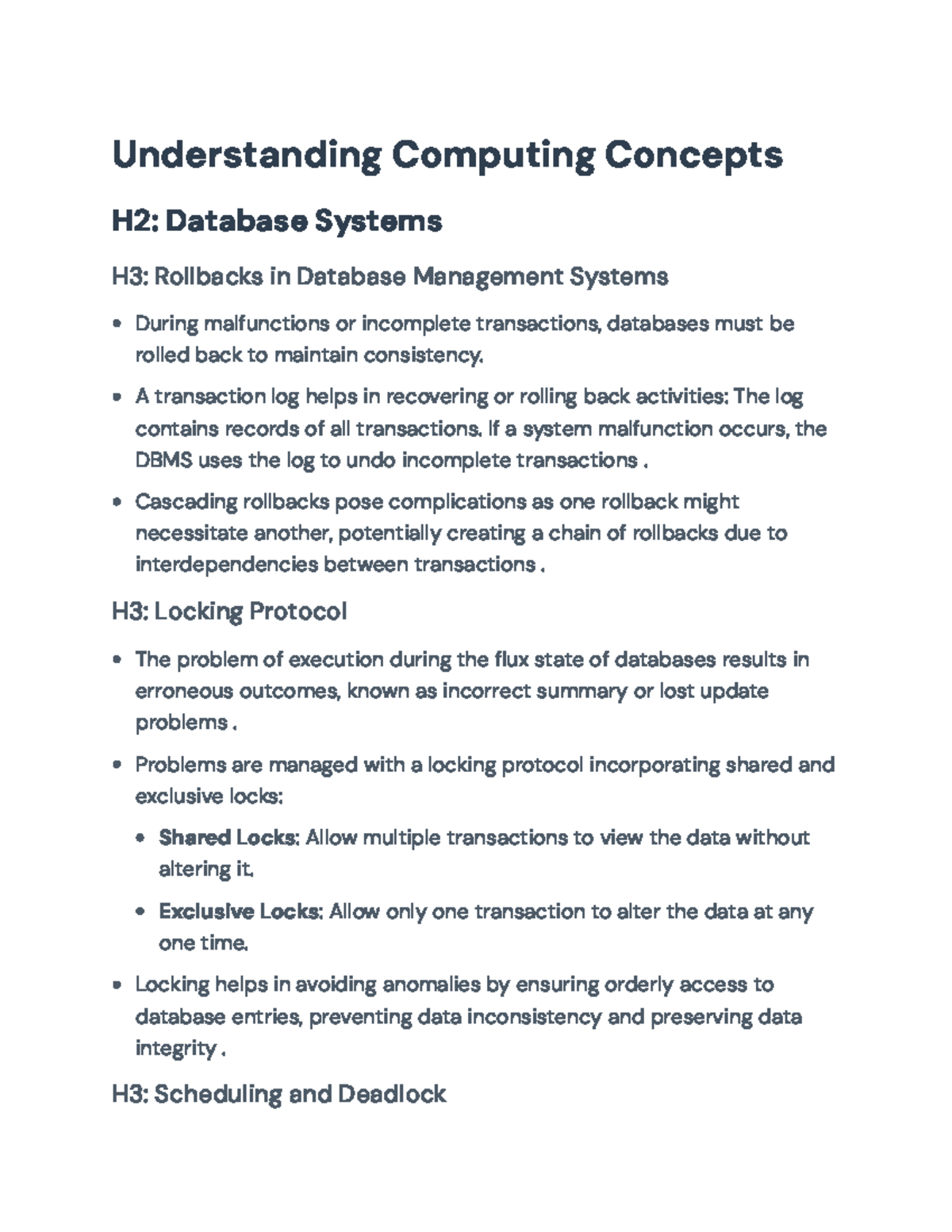 Understanding Key Concepts in Computing: Database, Networking, & OS ...