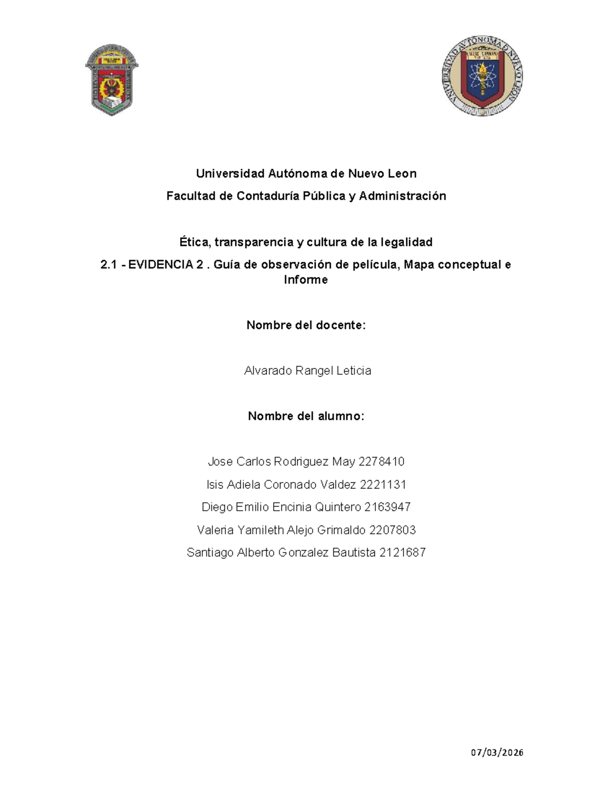 Actividad 2.1 - Guía de Observación y Análisis de "El Señor de las ...